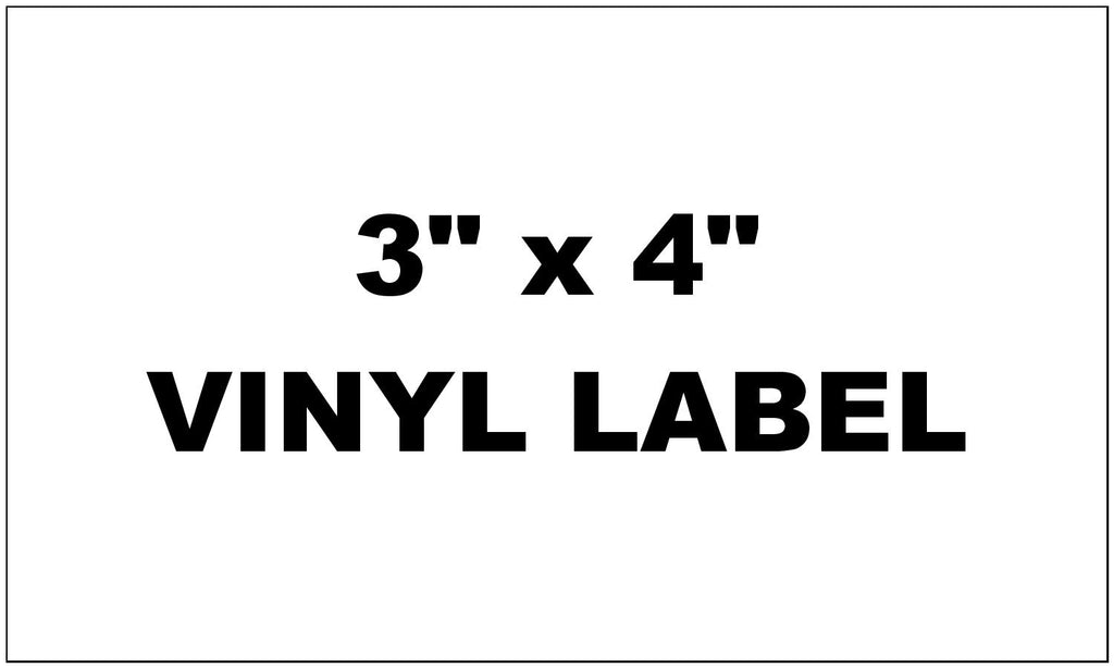 Vinyl Service Labels - 3" x 4" – American Business Forms & Envelopes