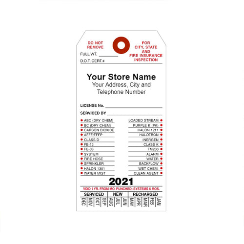 Propane Service and Inspection Tags – American Business Forms & Envelopes