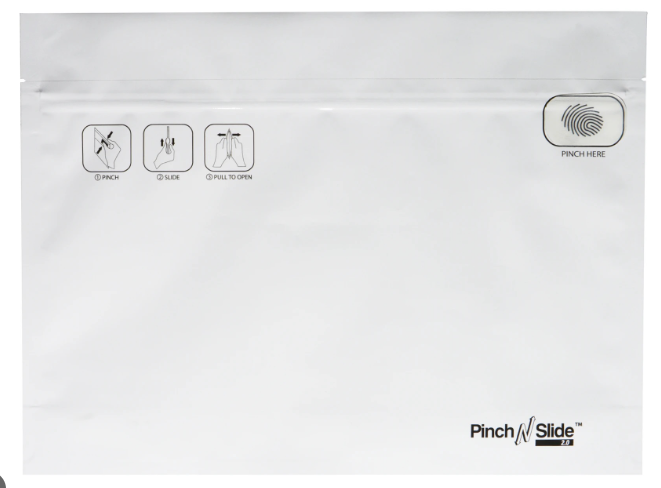 Exit Bags 9 x 6- 28 g Zip-Lock Pouch, Smell Proof Bag- White – American ...