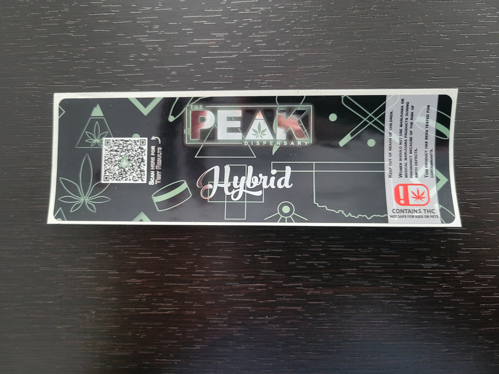 Cannabis Jar Labels 6 x 2 on Vinyl – American Business Forms & Envelopes