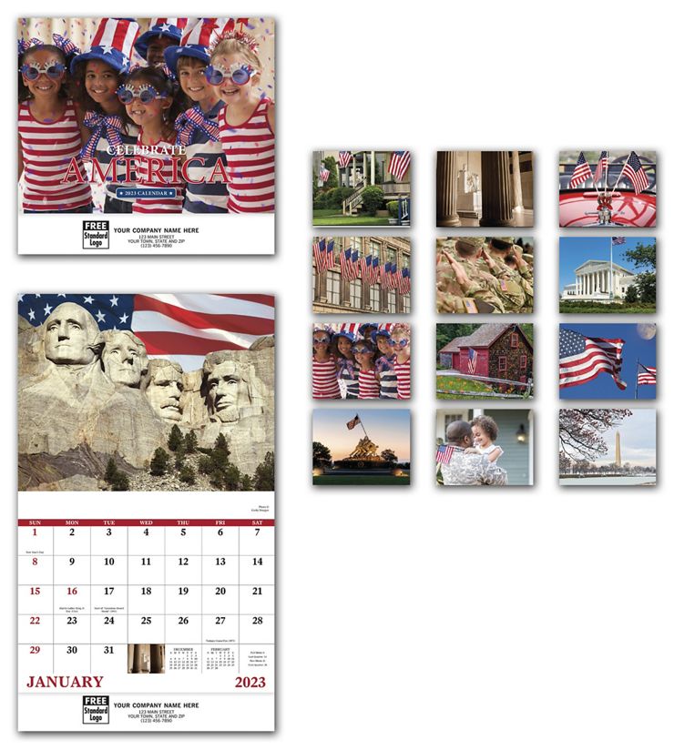 Celebrate America Wall Calendar – American Business Forms & Envelopes