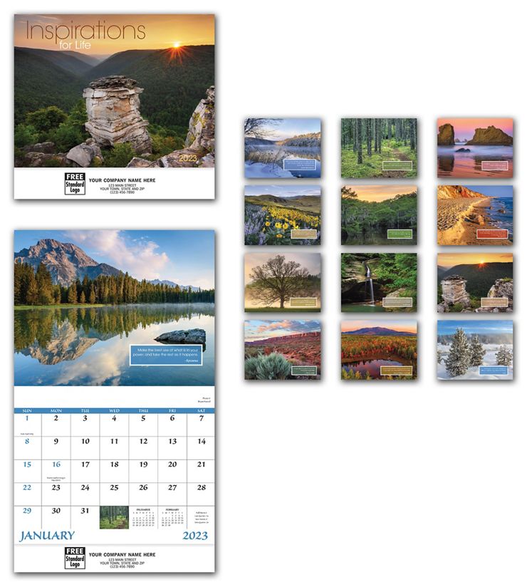 Inspirations For Life Wall Calendar – American Business Forms & Envelopes