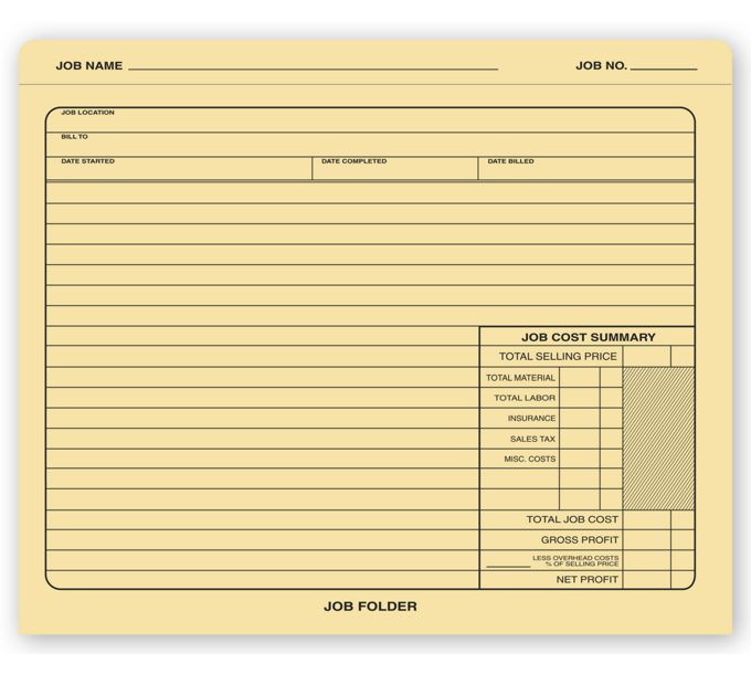 Manila Job Folder 278 – American Business Forms & Envelopes