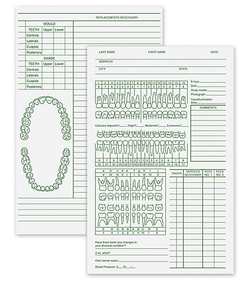 Recall Exam Record - DDS – American Business Forms & Envelopes