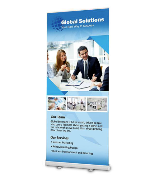 Banner Stand - Pop Up Banner with Stand 80 x 33 inches – American ...