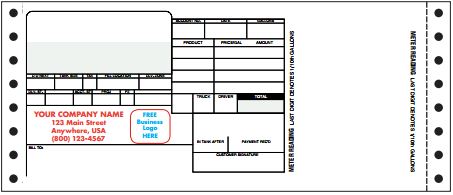 Droplet Fuel Ticket #1 (Custom) – American Business Forms & Envelopes