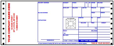 Blue Cow Meter Ticket 8 (Printed On Back) – American Business Forms ...