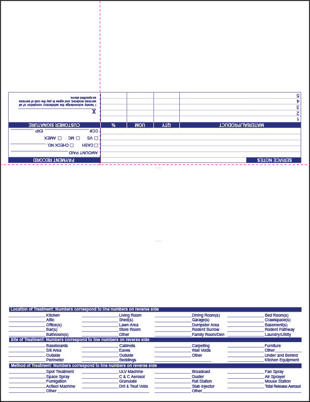 PestPac NCR Letter Form - SAME DAY SHIP – American Business Forms ...