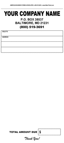 CUSTOM ELECTRONIC METER TICKET (ET-9) – American Business Forms & Envelopes