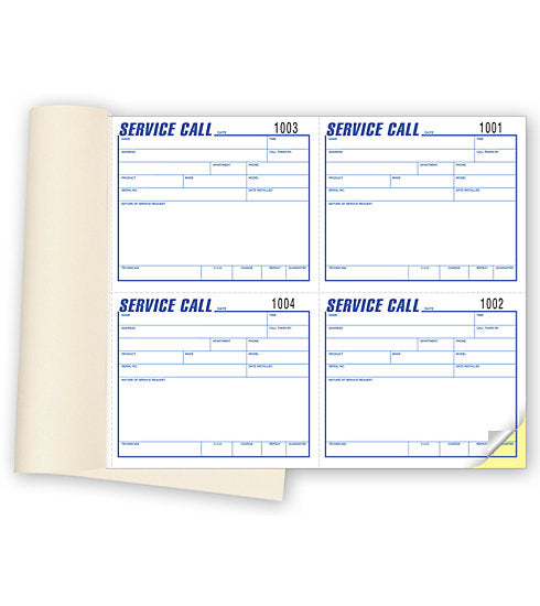 Service Call Books 4-2 – American Business Forms & Envelopes