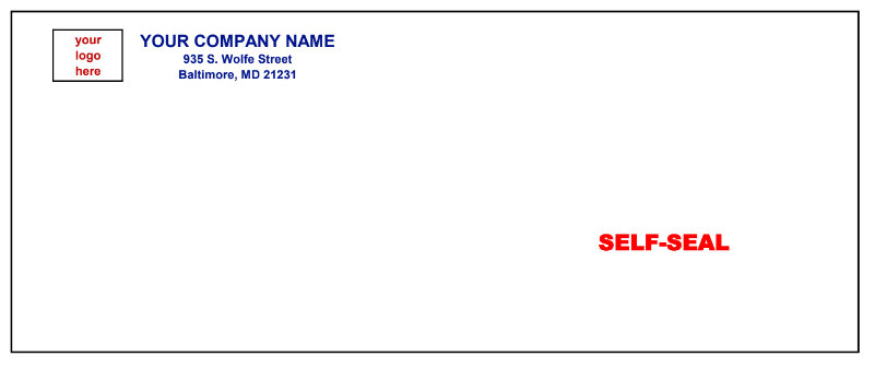 #10 Non-Window Envelope - Self Seal – American Business Forms & Envelopes