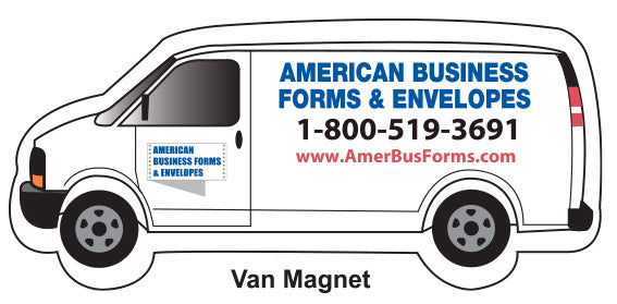 Van Magnets- Heavy .36 Magnet 4 x 3.5 – American Business Forms & Envelopes