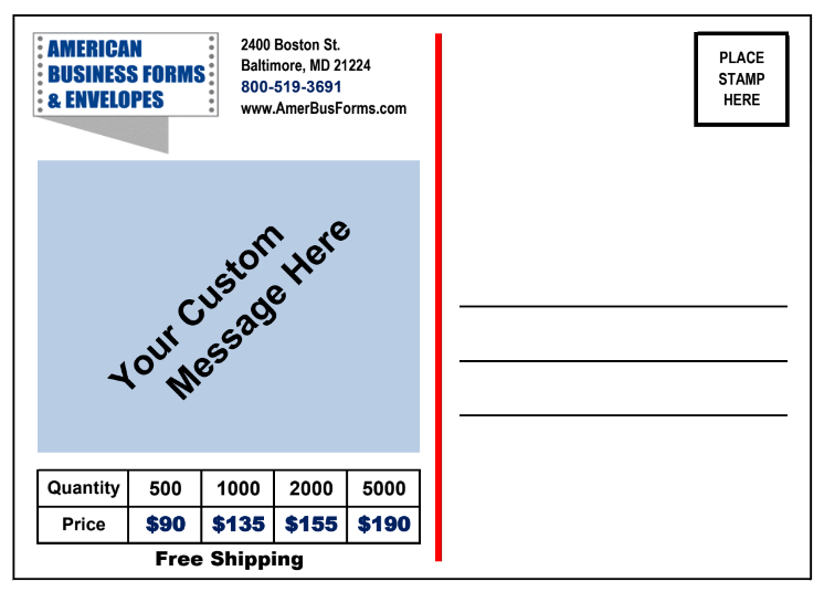 HVAC Reminder Cards - Template #13 - 4 in x 6 in – American Business ...