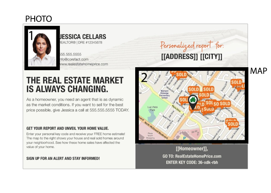 Map Cards - Template #01 – American Business Forms & Envelopes